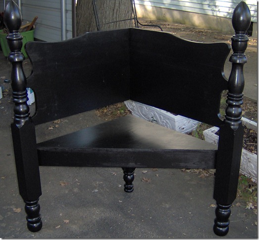 Corner bench headboard - My Repurposed Life®